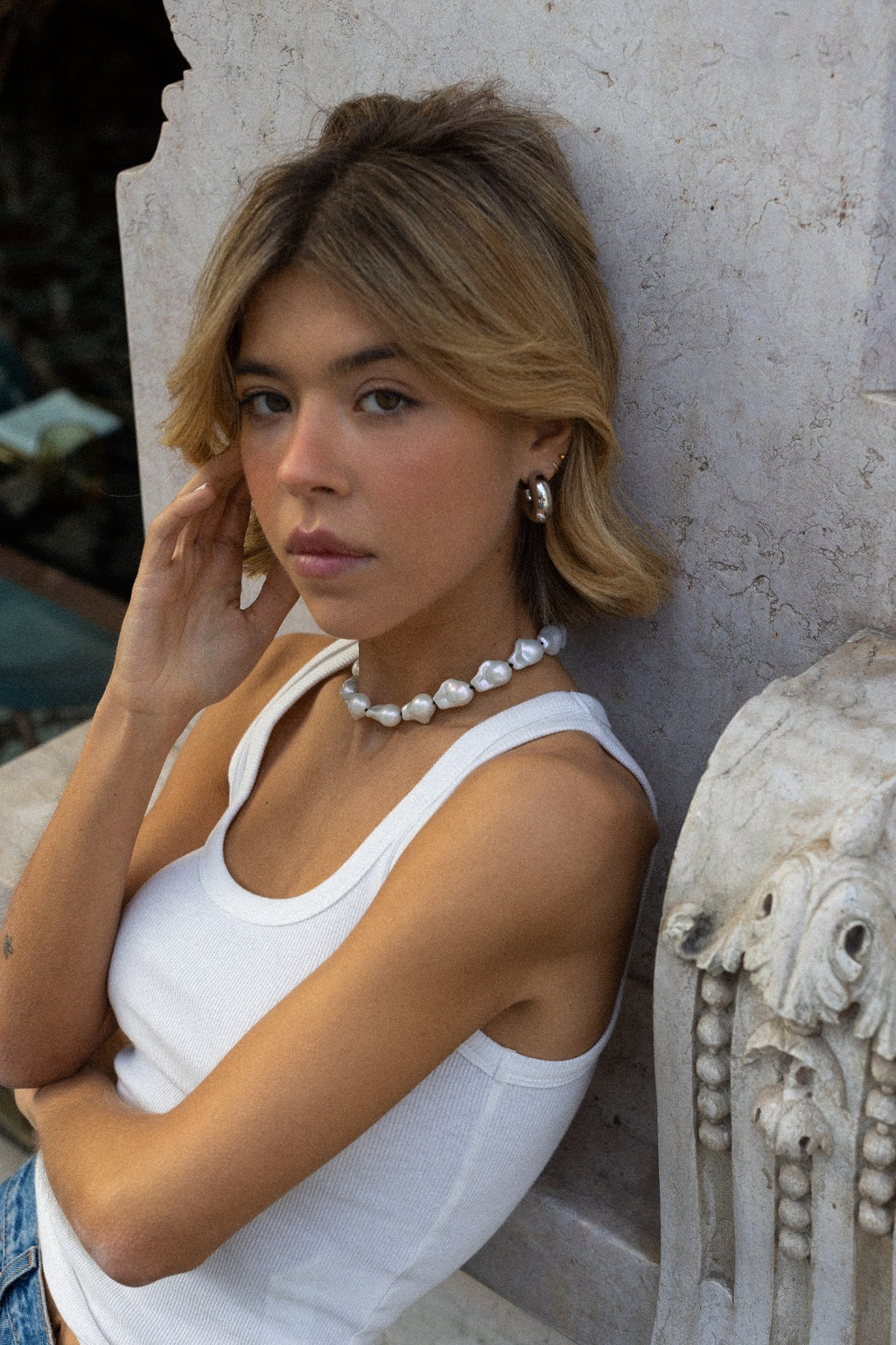 Le Baroque Necklace — Minimalist Pearl Necklace | Alice & Co – alicecostore